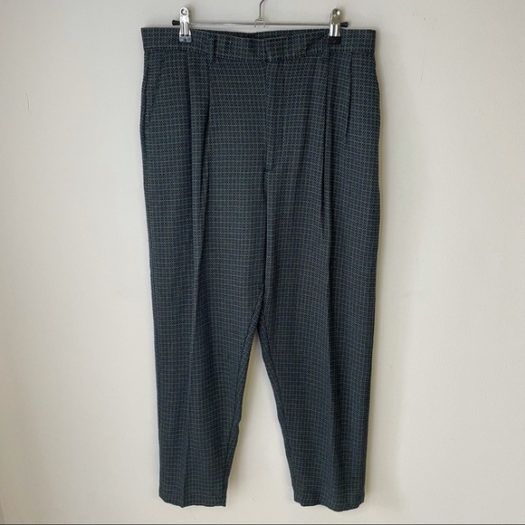 Vintage | Pants & Jumpsuits | Vintage Lord Isaacs Green Tweed Trousers ...